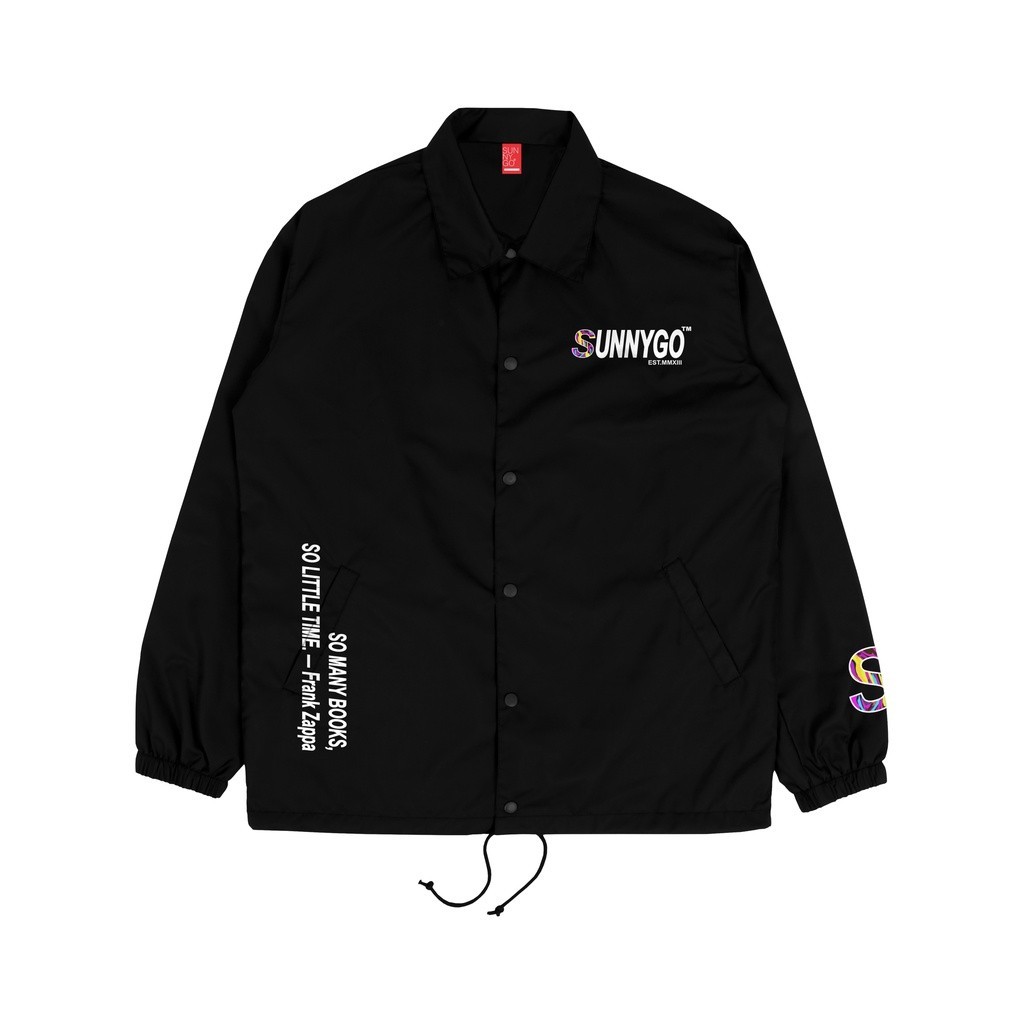 Jual SunnyGo Jaket Coach Frank Zappa Original Desain SunnyGo Cowok ...