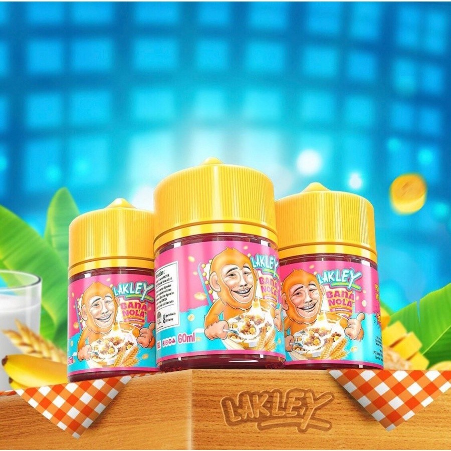 Jual LAKLEY NEW FREEBASE BANANOLA E-LIQUID 60ML - 100% AUTHENTIC E ...