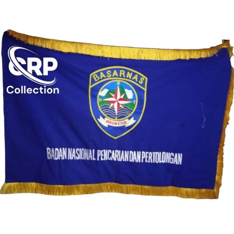 Jual bendera pataka basarnas ful bordir. | Shopee Indonesia