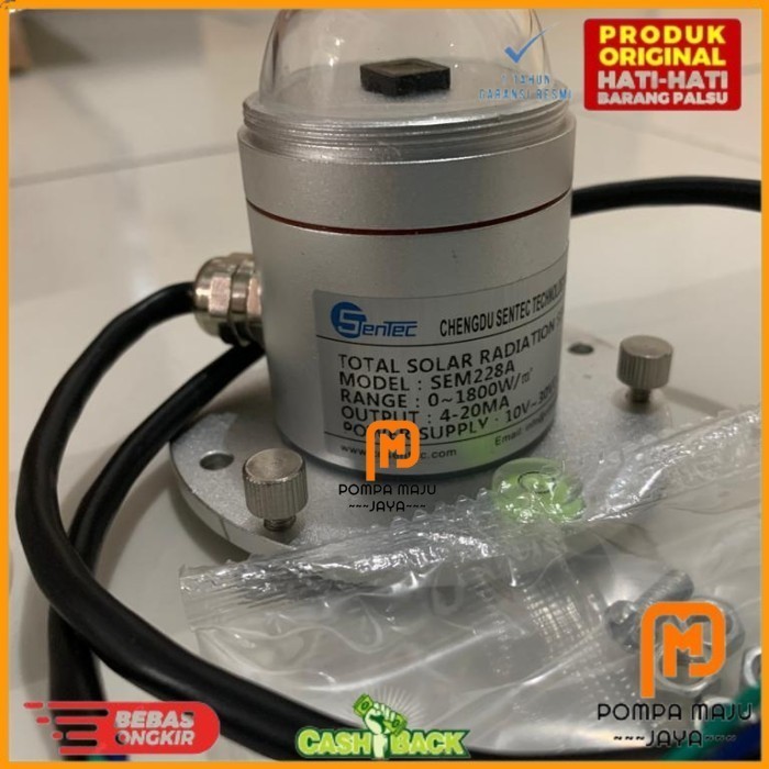 Jual Sentec sem228 solar light radiation meter 4-20mA silicone pyranometer | Shopee Indonesia