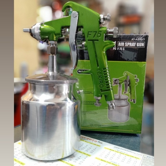 Jual TEKIRO Spet Cat F75S Tabung Bawah 750cc Spray Gun Cat Semprot HVLP ...