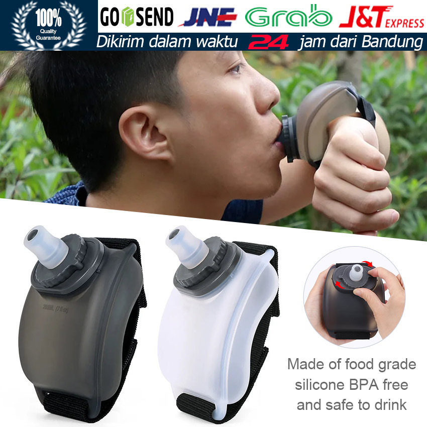 Jual 200 ML Sport Running Wrist Water Bottle / Botol Minum Olahraga ...