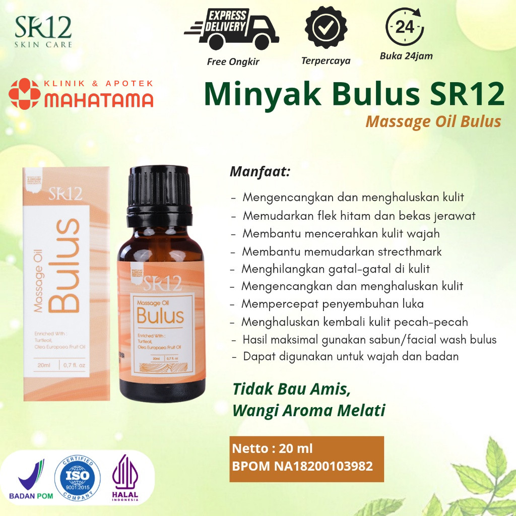 Jual (Instant atau COD) MINYAK BULUS ORIGINAL / MASSAGE OIL BULUS SR12 ...