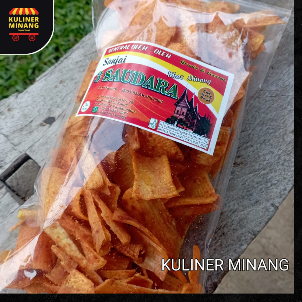 Jual Keripik Talas Balado Kunyit 250g 3 Saudara Snack Kuliner Minang ...