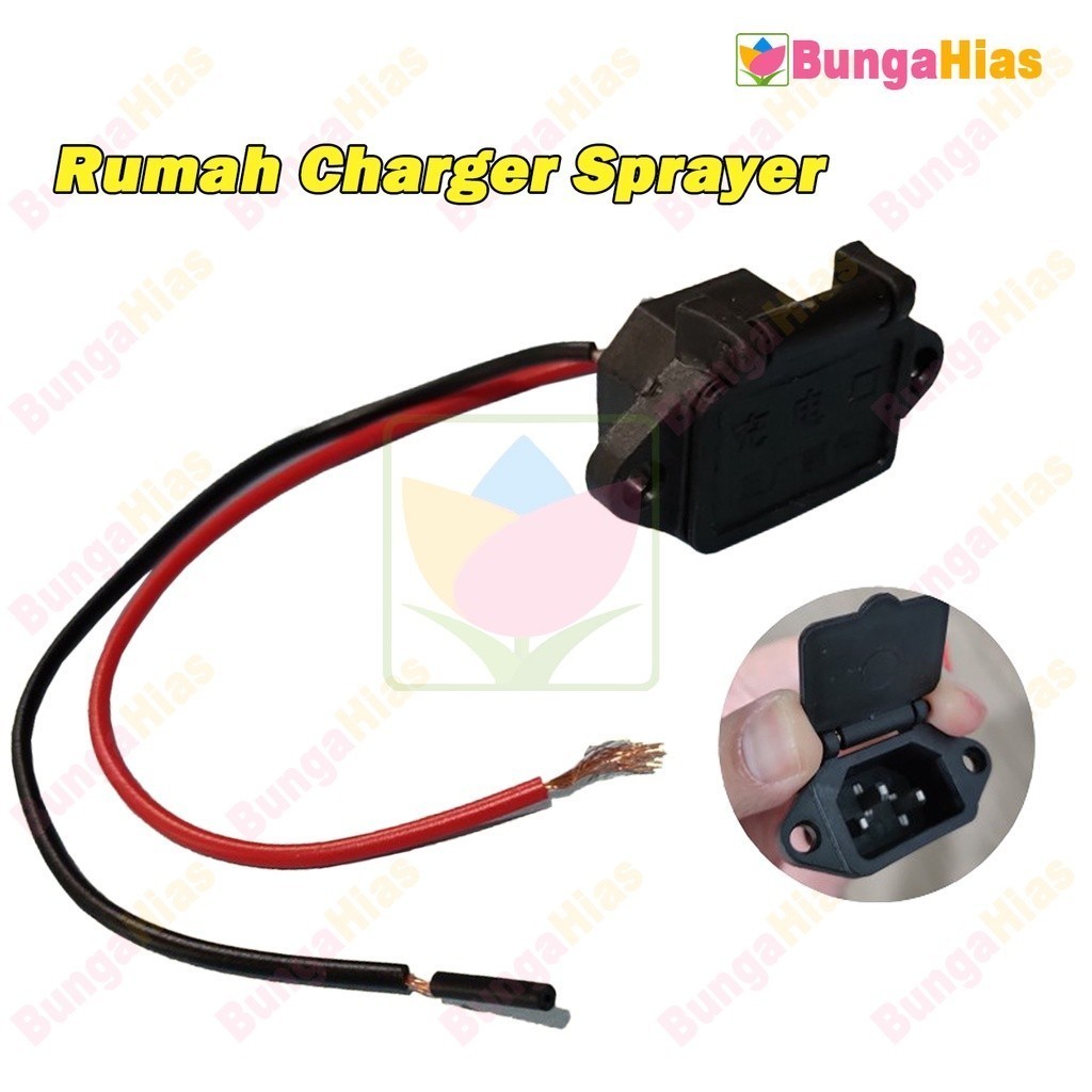 Jual Rumah Charger Soket Lubang Cas Tangki Sprayer Elektrik Dinamo Pompa Pump Dc SS-503 | Shopee ...