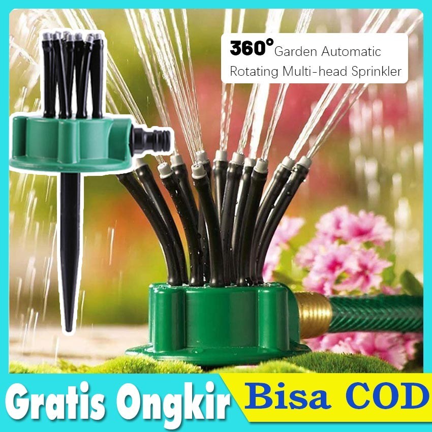Jual Sprinkler Air Taman 360 Derajat Semprotan Air Penyiram Rumput ...