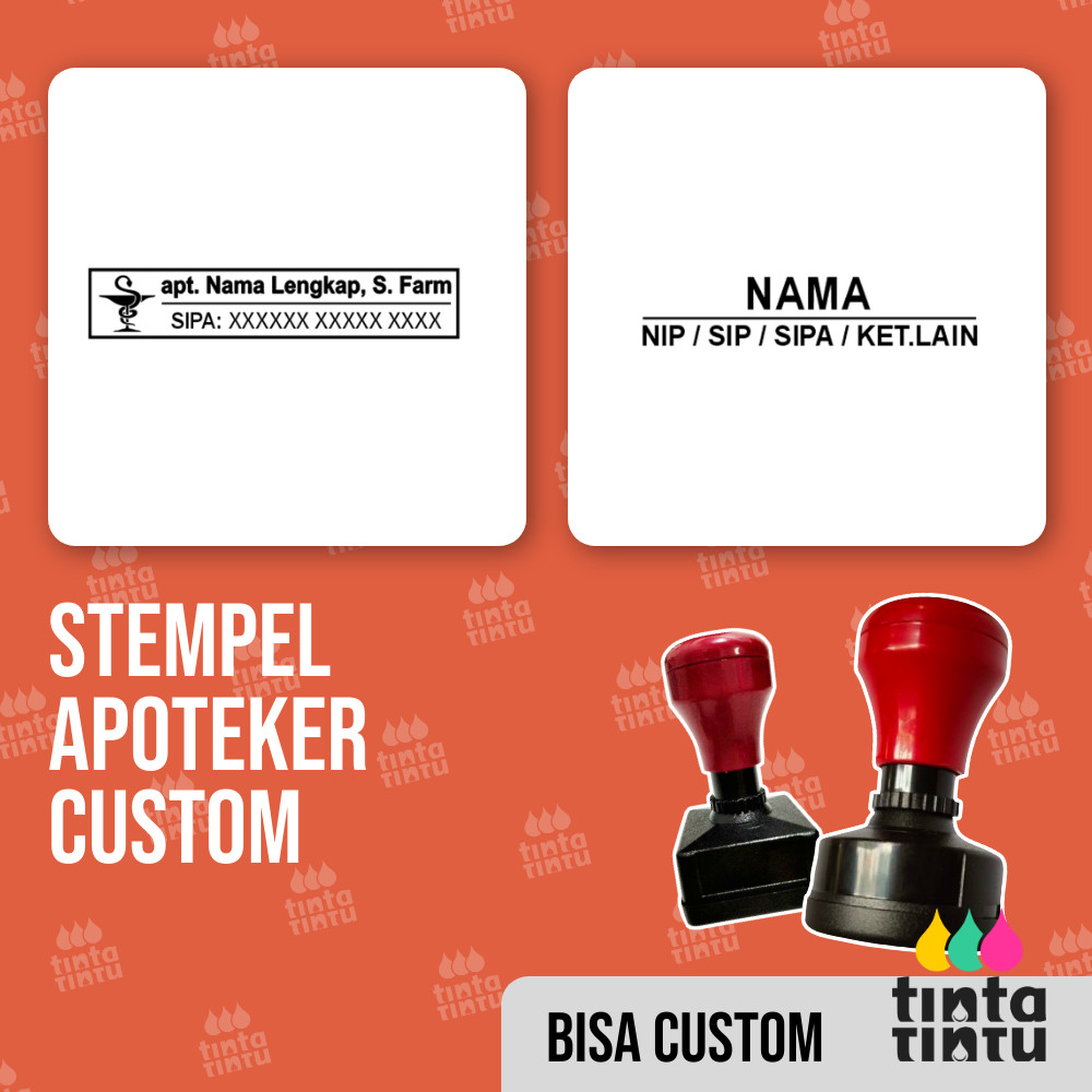 Jual Stempel Apoteker Custom | Shopee Indonesia