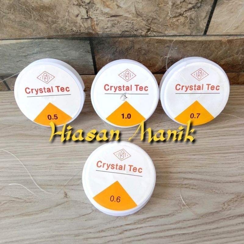Jual 1 RoLL Tali Elastis Crystal Tec uk 0.5 0.6 0.7 1.0 TERMURAH Kualitas Premium | Shopee Indonesia