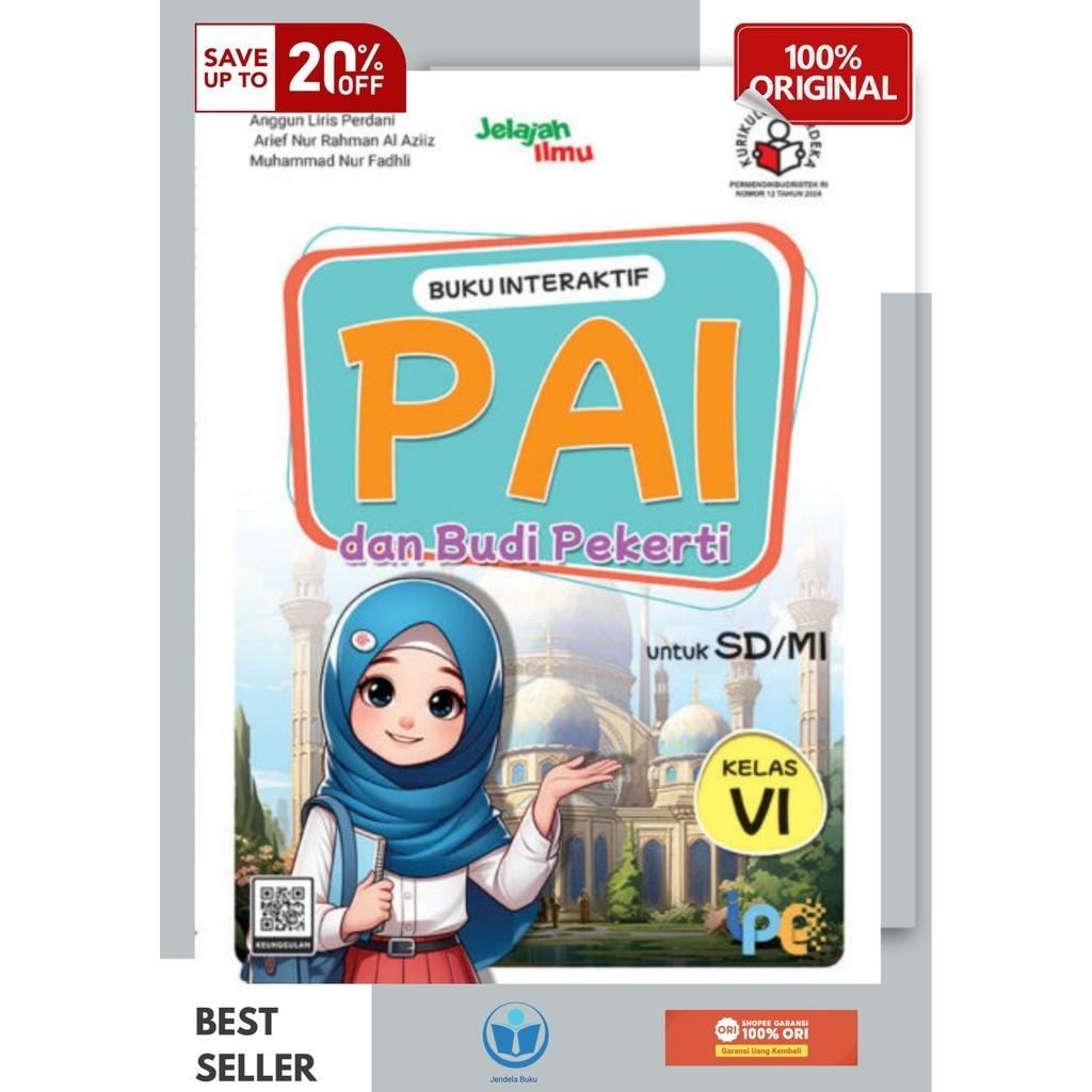 Jual Buku Paket Interaktif PAI Kelas 6/VI SD/MI Kurikulum Merdeka Intan pariwara Tahun 2024 ...