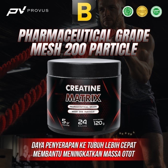 Jual Provus Creatine Matrix 120 Gram (24 Serving) | Shopee Indonesia
