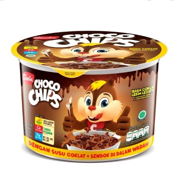 Jual SIMBA CHOCO CHIPS CUP S.COKLAT 34GR | Shopee Indonesia