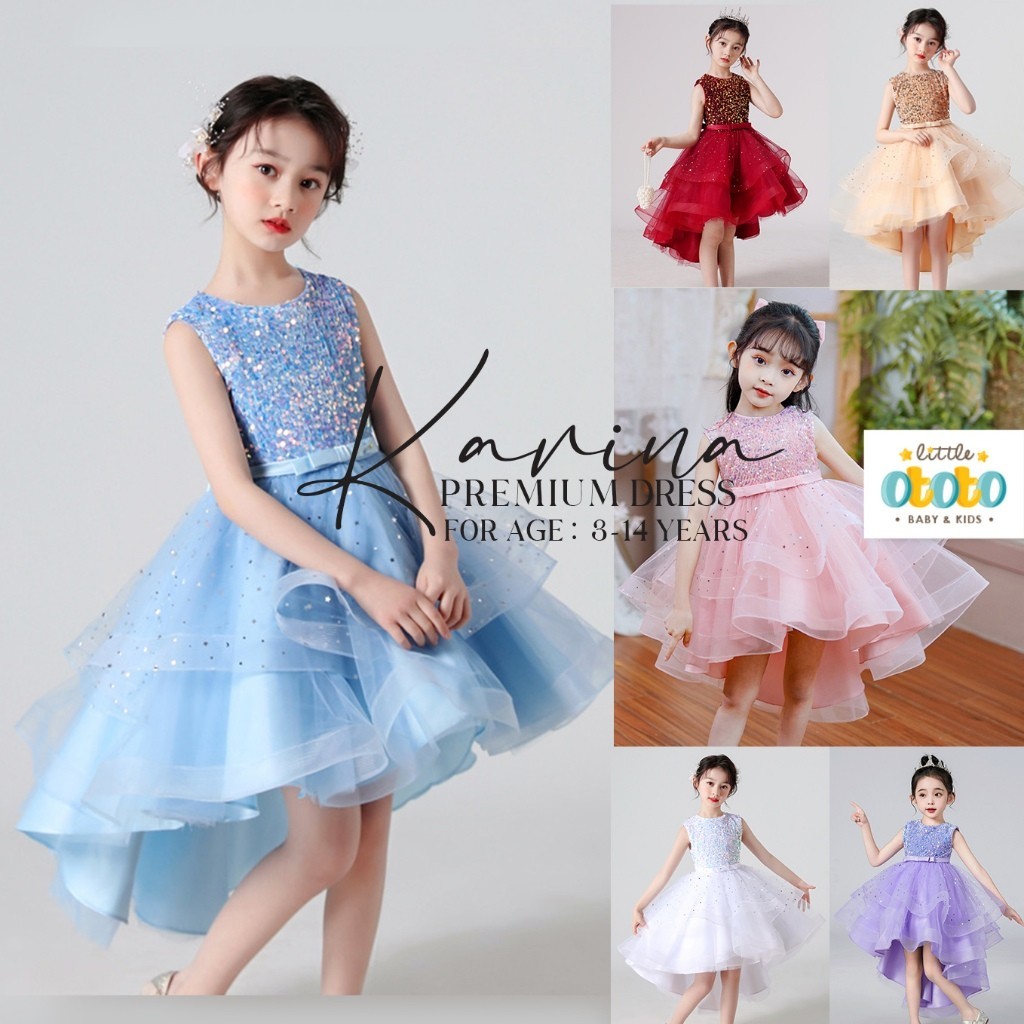 Jual [LITTLEOTOTO] 3-14T DressPremium KARINA - IMPORT KOREA Baju Baby ...