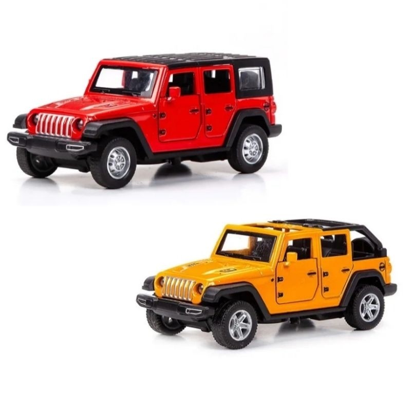 Jual KEREN Mainan Diecast Mobil Jeep Wrangler Land Rover Defender ...