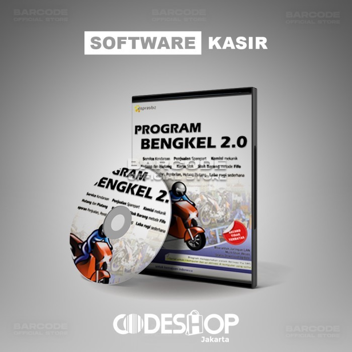 Jual SOFTWARE PROGRAM KASIR BENGKEL KENDARAAN 2.0 MOTOR MOBIL | Shopee Indonesia