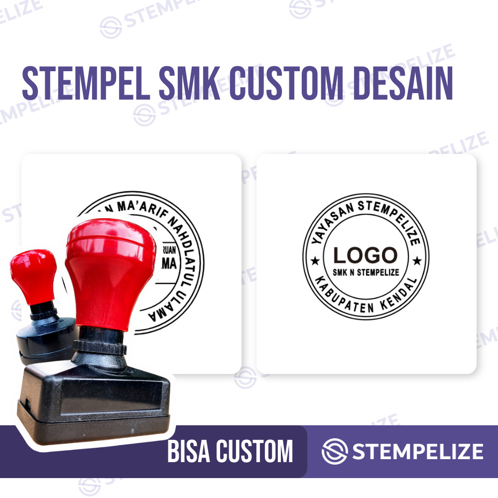 Jual Stempel SMK Custom Desain | Shopee Indonesia