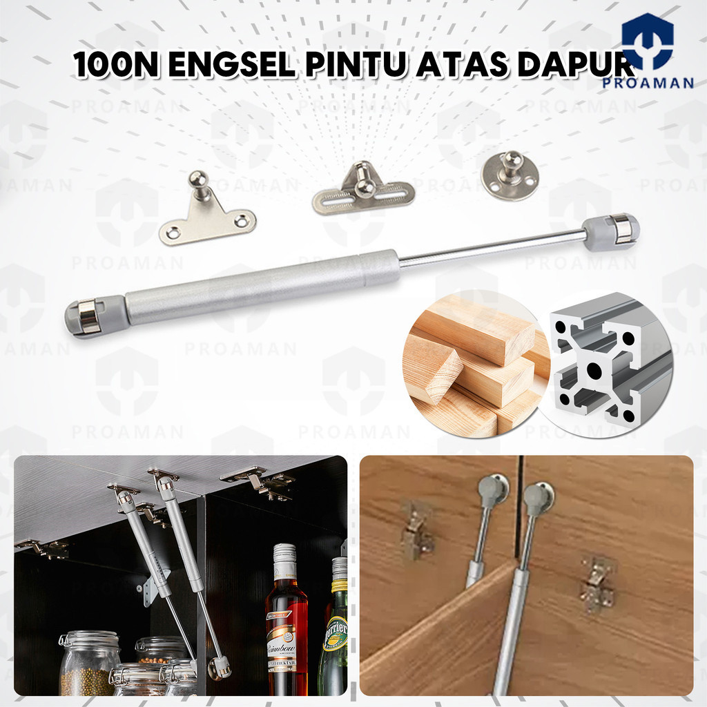 Jual 100N Engsel Pintu Atas Dapur / Engsel Hidrolik Pintu / Batang ...