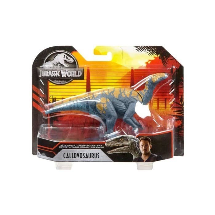 Jual Mattel Jurassic World Attack Pack Callovosaurus | Shopee Indonesia
