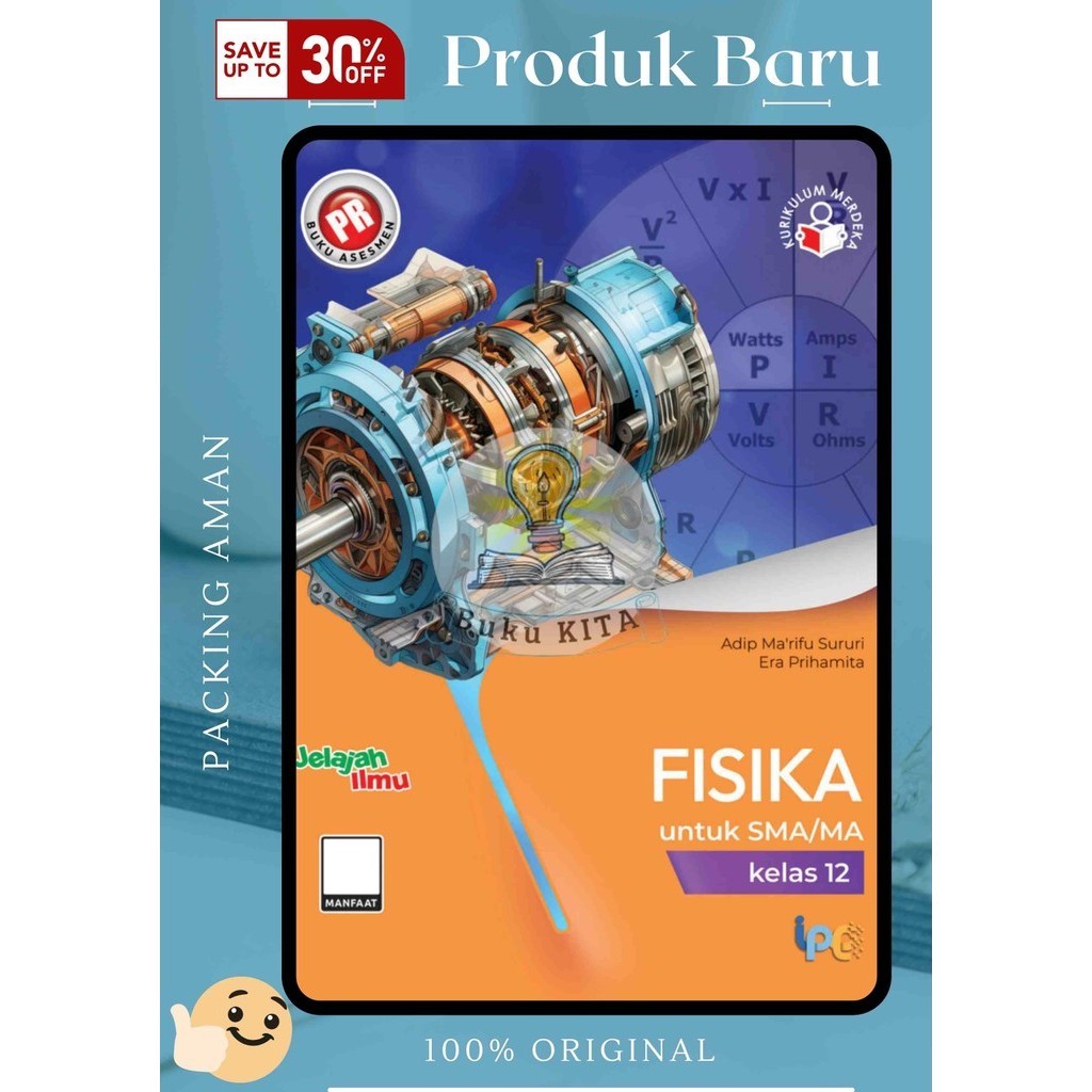 Jual Buku Pr/Lks Kurmer Fisika Kelas 12/XII SMA/MA Semester 1&2 Kurikulum Merdeka Intan pariwara ...