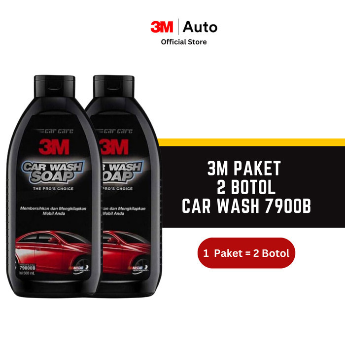 Jual 3M Paket 2 Botol - 7900B Sabun Cuci Mobil dan Motor - Car Wash ...