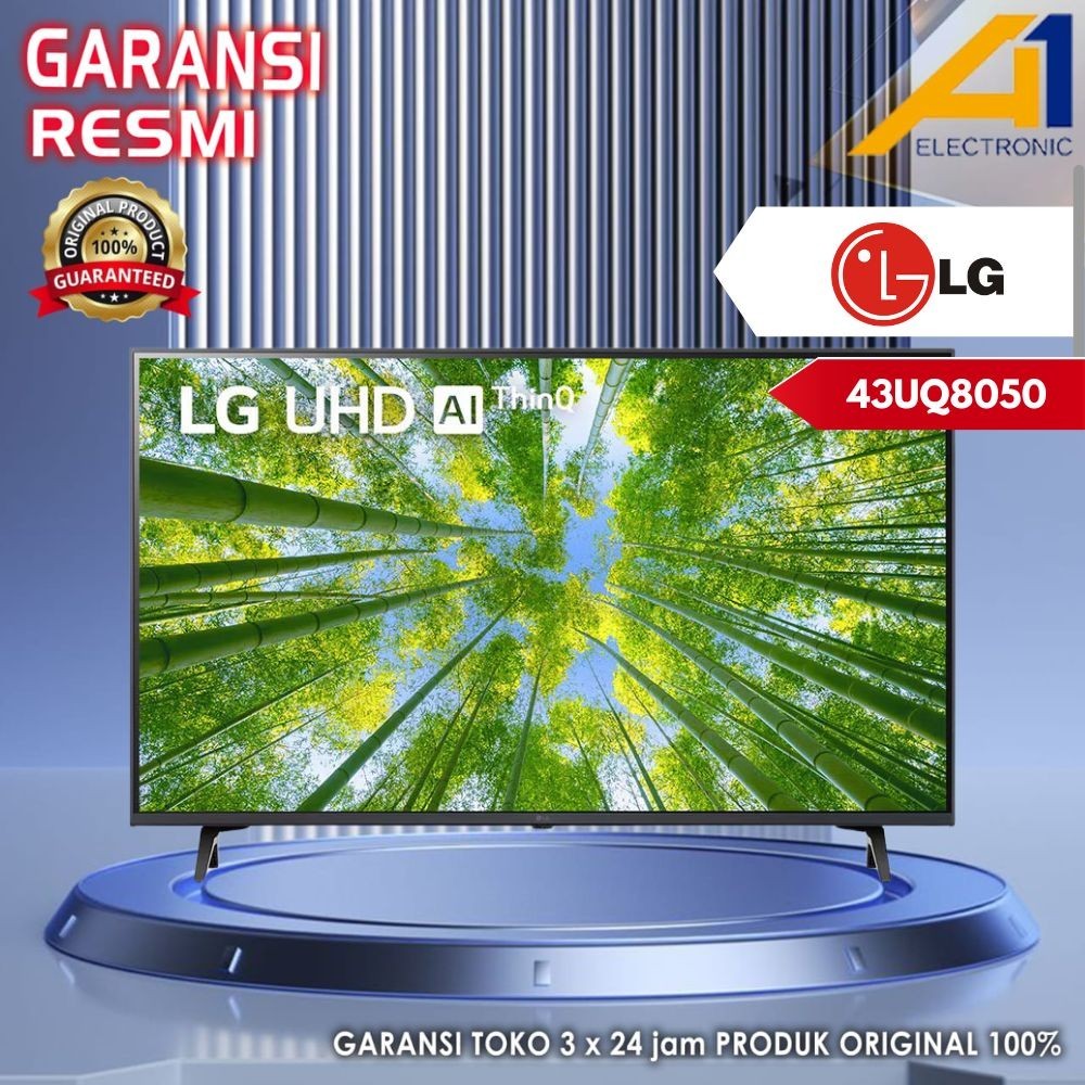 Jual LED TV LG 43UQ8050/ 43UQ8050PSB Smart TV 4K UHD 43 inch | Shopee ...
