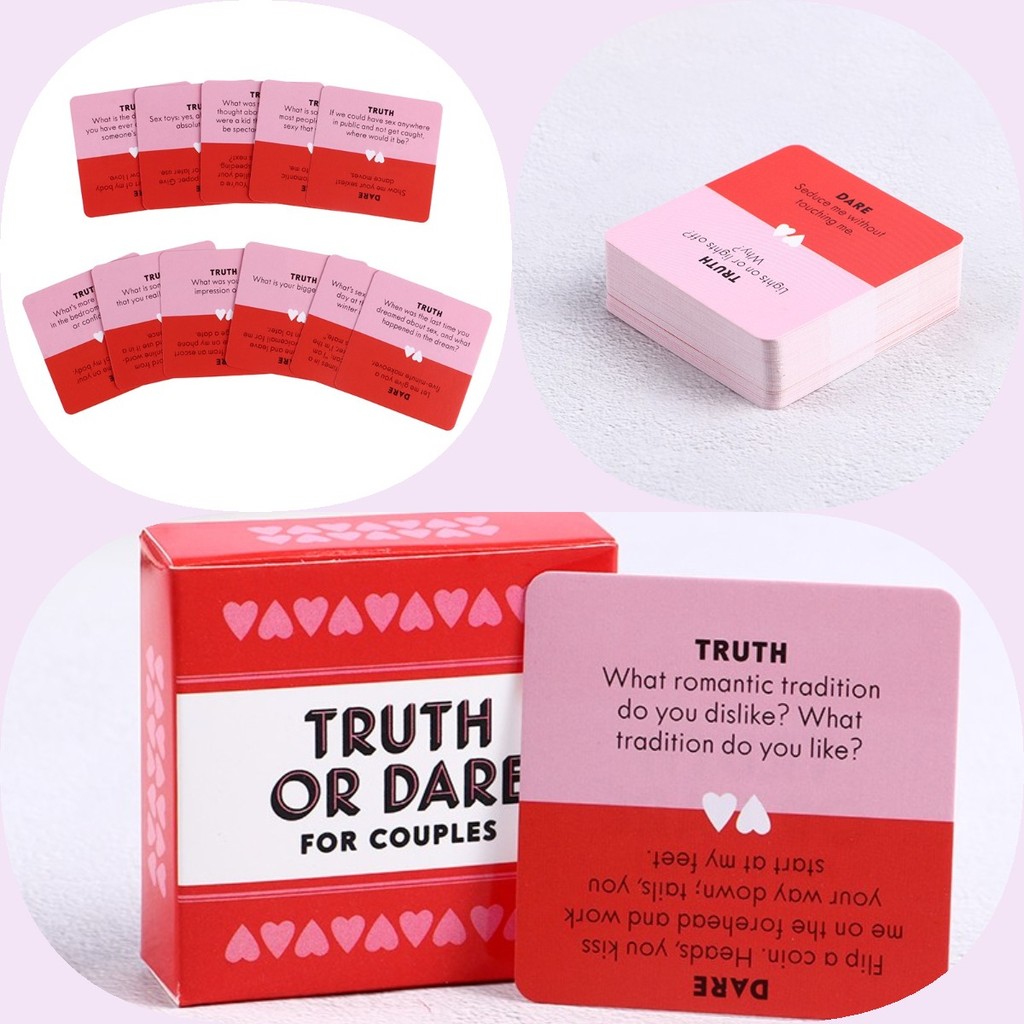 Jual The Mini Size Truth Or Dare For Couples Drinking Cards English ...