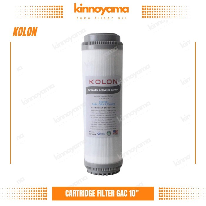 Jual Cartridge Filter Air GAC 10" / Granular Activated Carbon 10" - Kolon | Shopee Indonesia
