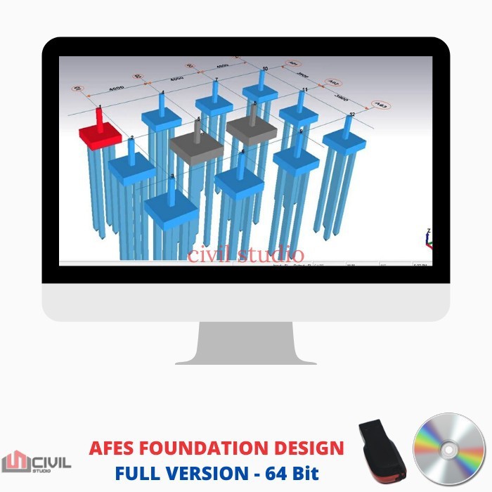 Jual Software AFES Foundation Design Software Full Version Lifetime (DVD) | Shopee Indonesia