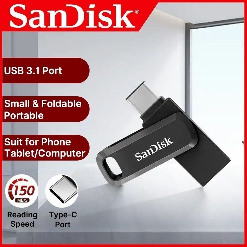 Jual Flashdisk OTG 32GB/64GGB/128GB/256GB Type- C USB Flash Drive Ultra ...