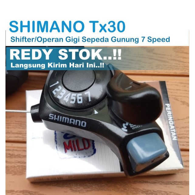 Jual SHIMANO-Operan-Gigi-Sepeda-TX30-Shifter-Sepeda-Gunung-7-Speed ...