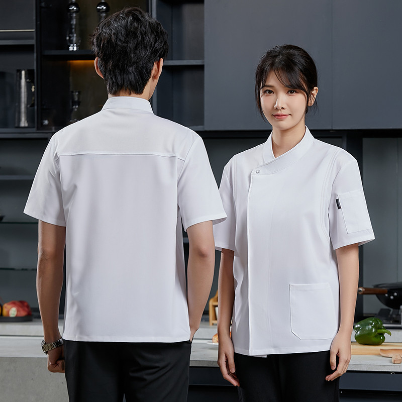 Jual Chef Coat Kitchen Jackets Man Hotel Costume Bakery Uniforms Shirts ...