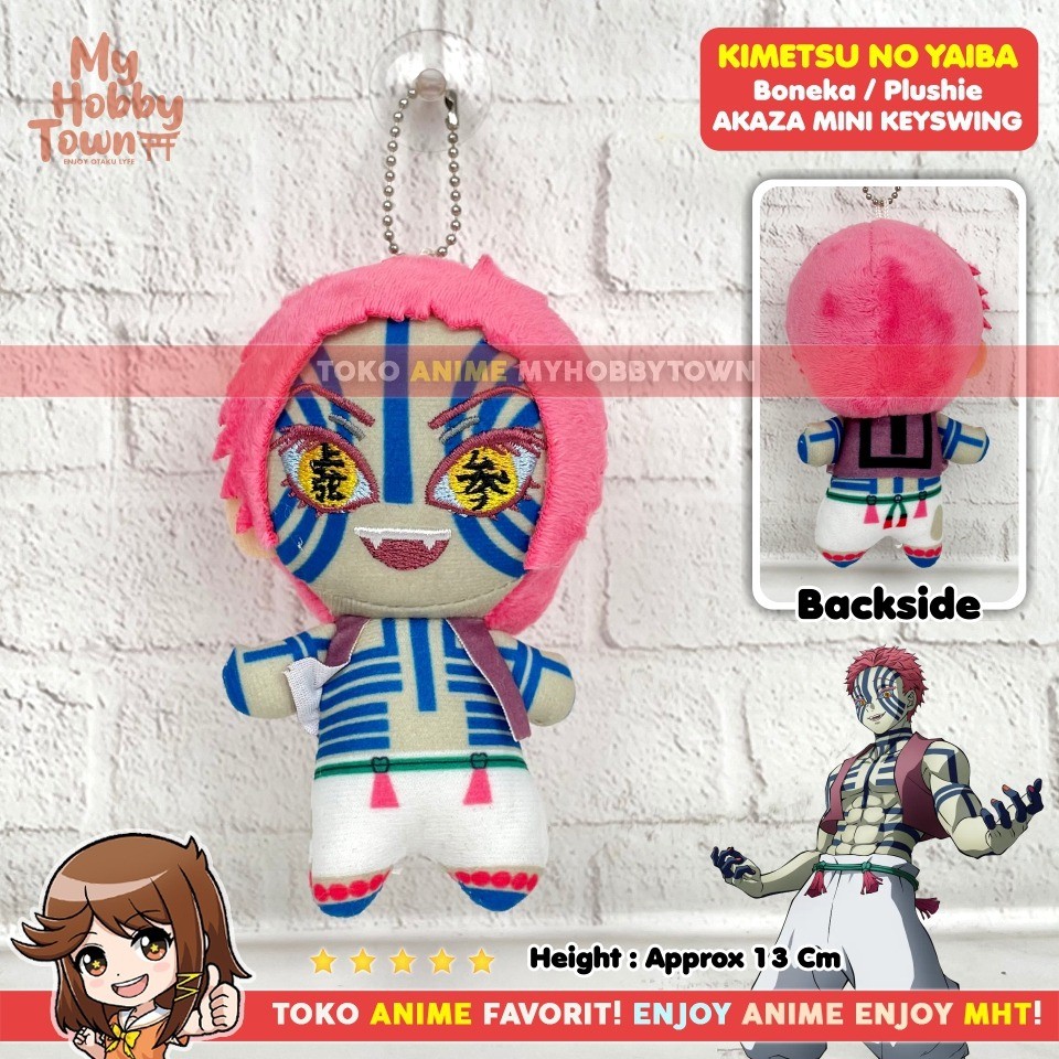 Jual Boneka Anime Kimetsu no Yaiba Demon Slayer Mini Plushie Doll Akaza ...