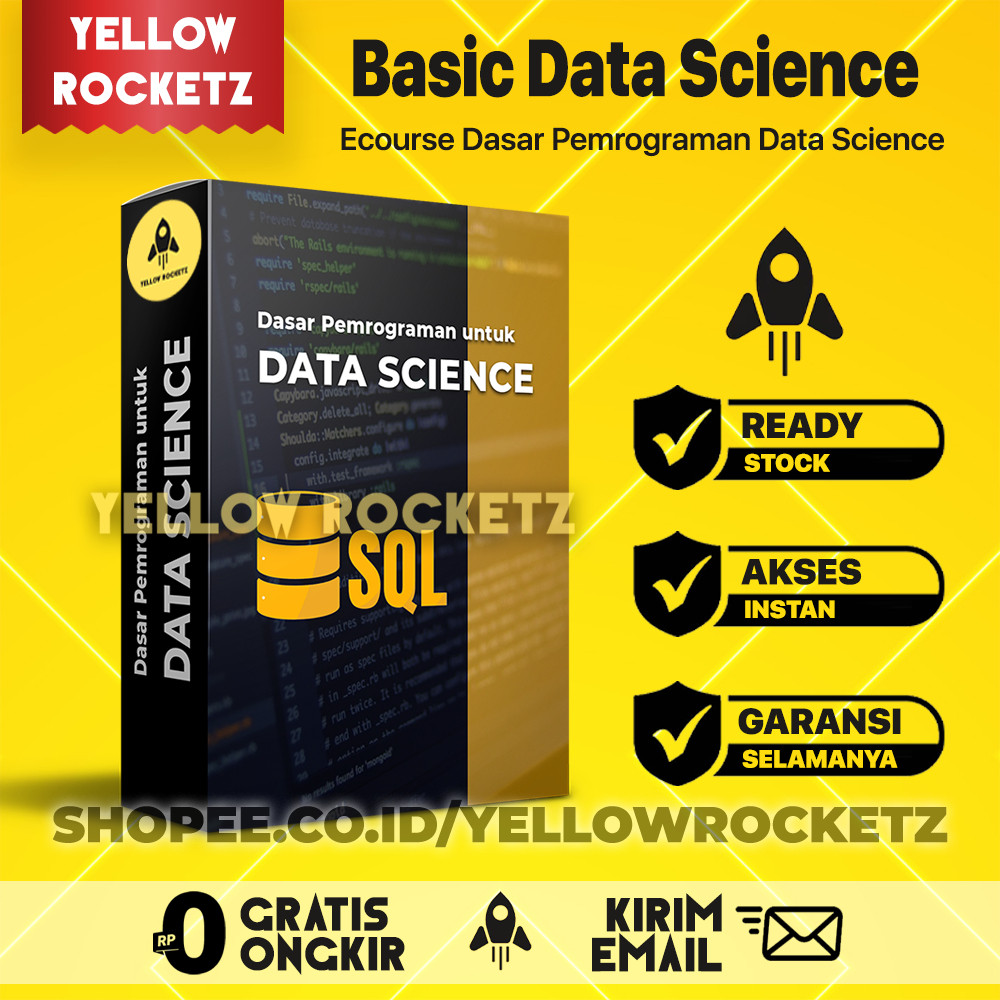 Jual Basic Programming for DATA SCIENCE - Belajar Data Science Dari ...