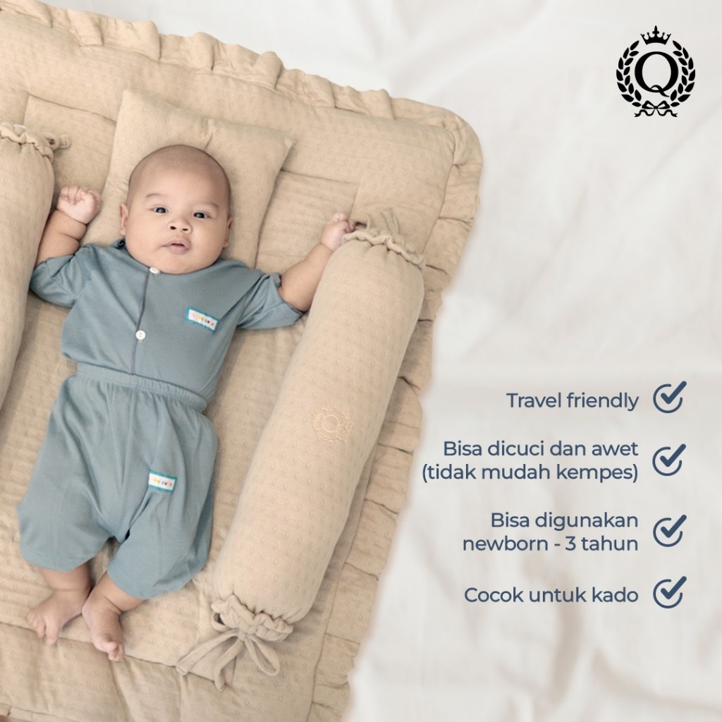Jual QUOKKA Luxury - Matras Kasur Bayi Bantal Guling Set Anti Peang ...
