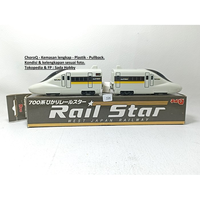 Jual Choro Q ChoroQ Rail Star 700 Series Hikari Bullet Train Kereta Set ...