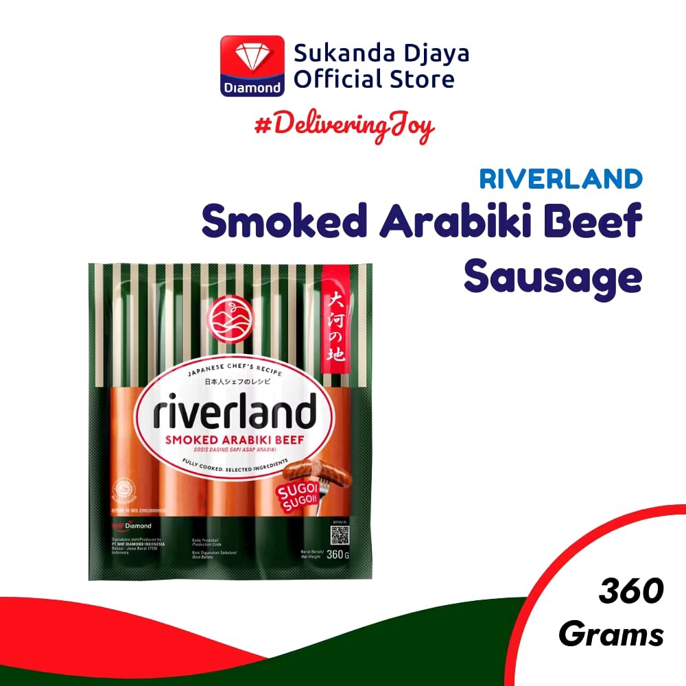 Jual Riverland Smoked Arabiki Beef Sausage 360 Gr | Shopee Indonesia