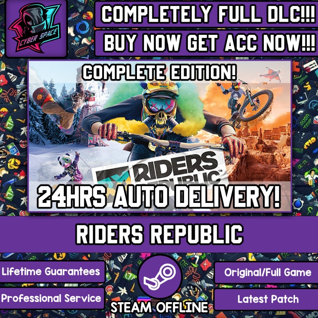 Jual Riders Republic [Auto Delivery] [Steam Offline] [Full DLC] Cyber ...