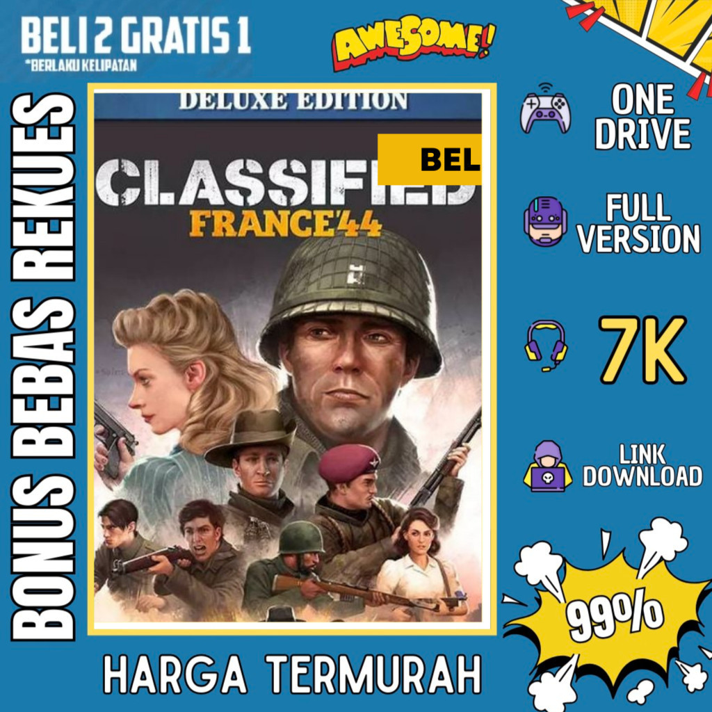 Jual CLASSIFIED FRANCE 44 DELUXE EDITION - GAME PC - GAME LAPTOP - PC ...