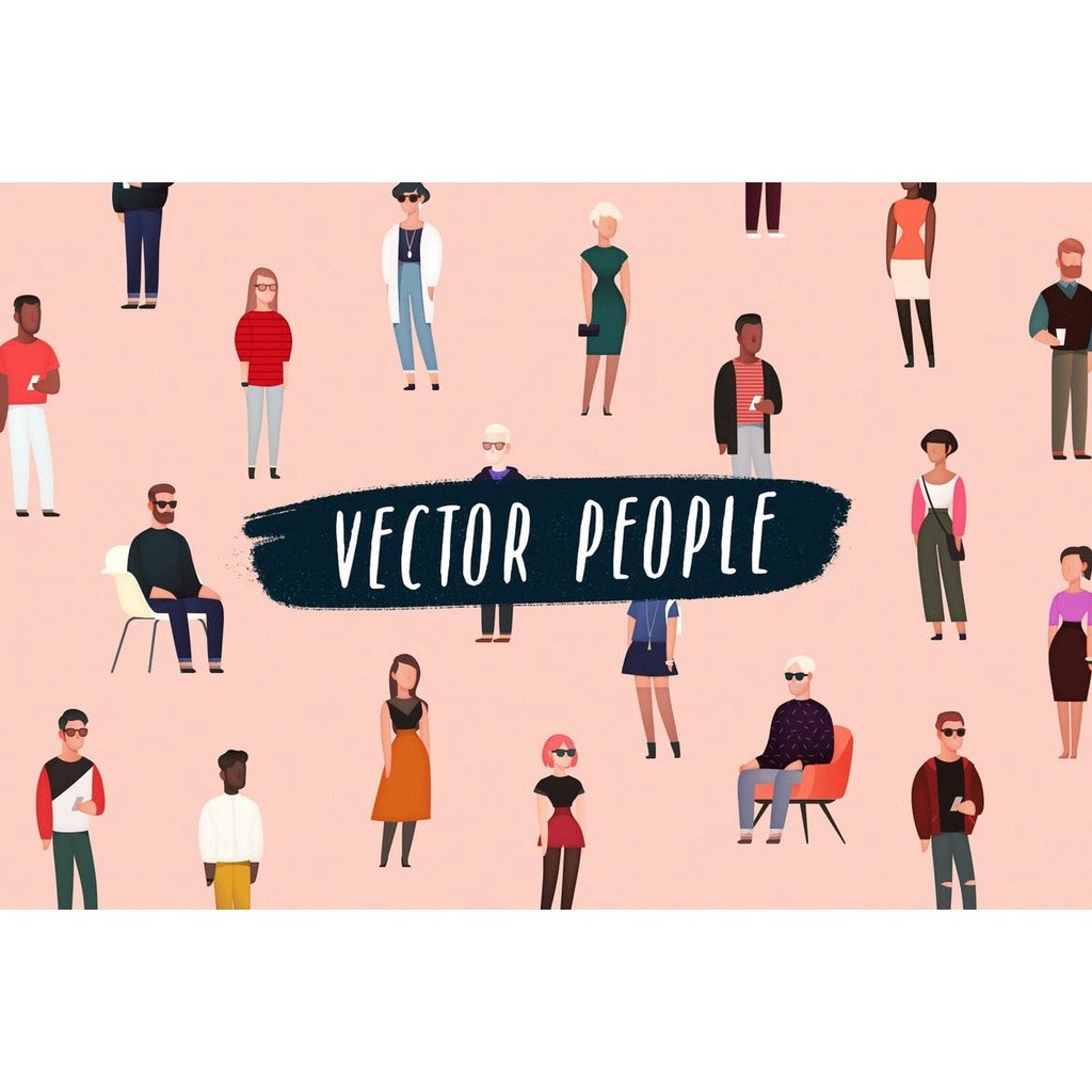 Jual Vector People - Adobe Illustrator | Shopee Indonesia