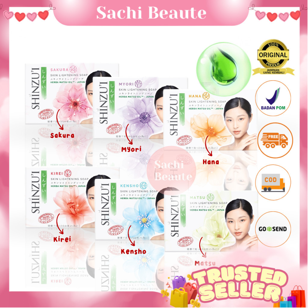 Jual Shinzui Sabun Batang 80gr | Shinzui Bar Soap Hana Kensho Kirei ...