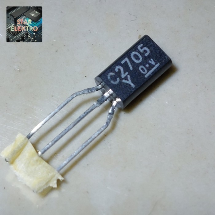 Jual C2705 To-92L 2SC2705-Y Transistor NPN BJT 50mA 150V Toshiba 2SC ...