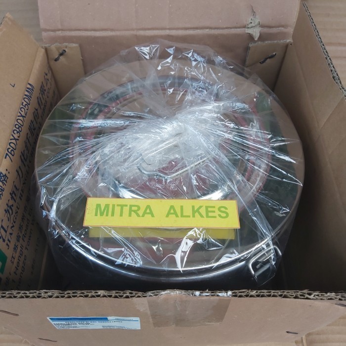 Jual Tromol 25cm. Tromol Kasa 25 cm. Dressing Sterilizing Drum 25 cm ...