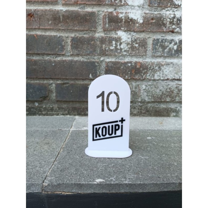 Jual Nomor Meja Akrilik | Sign Board Nomor Meja Akrilik | Nomor Meja ...