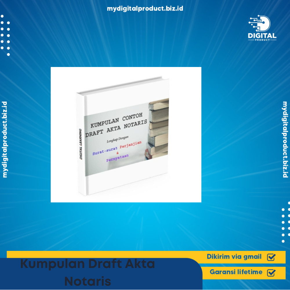 Jual 1500++ TEMPLATE AKTA PERJANJIAN & DRAFT NOTARIS NOTARIIL YAYASAN ...