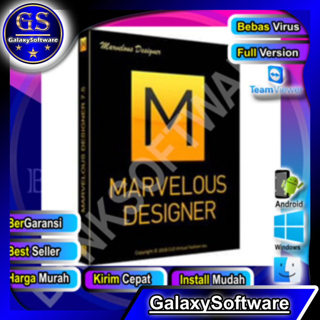 Jual Marvelous Designer Enterprise 2025.1.107 windows Desain Fashion Pakaian Full Version 3D CAD ...