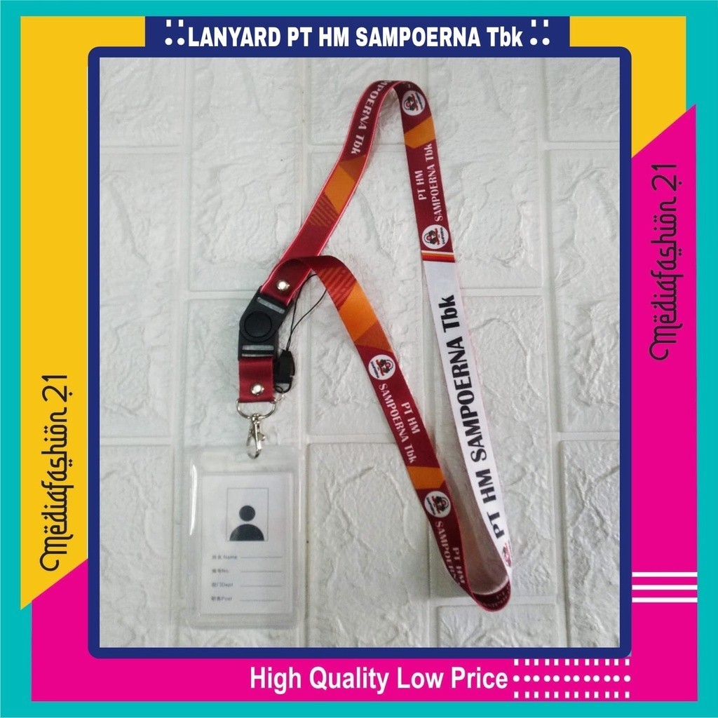 Jual Lanyard ID Card / Tali Gantungan ID Card PT HM SAMPOERNA Tbk ...