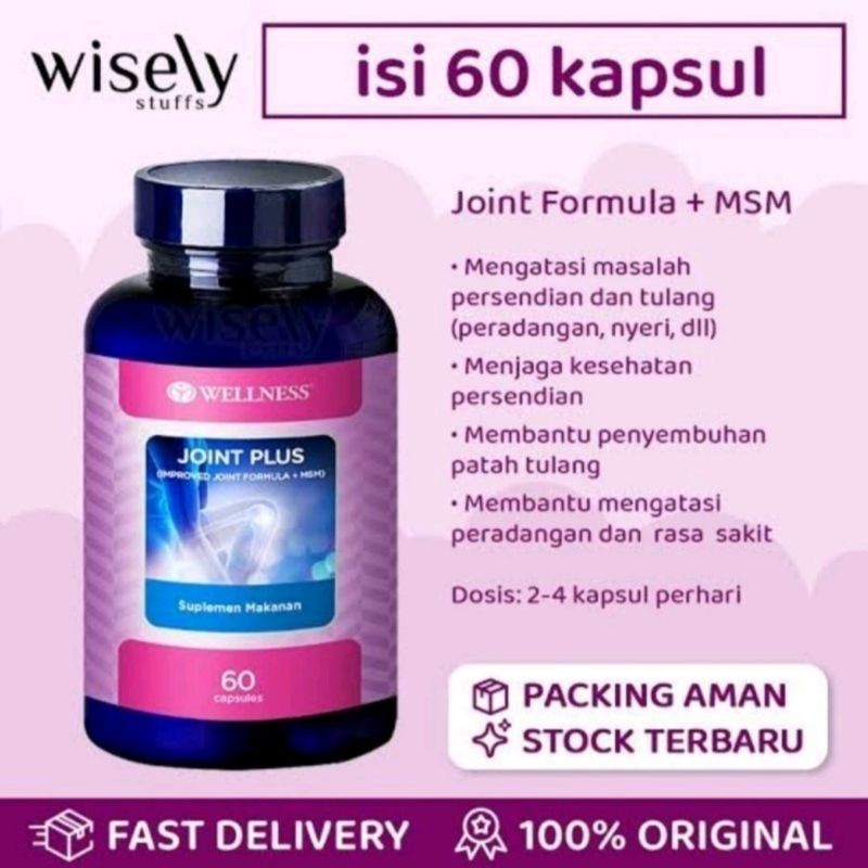 Jual Wellness JOINT PLUS 100% Asli Original improved jointformula ...