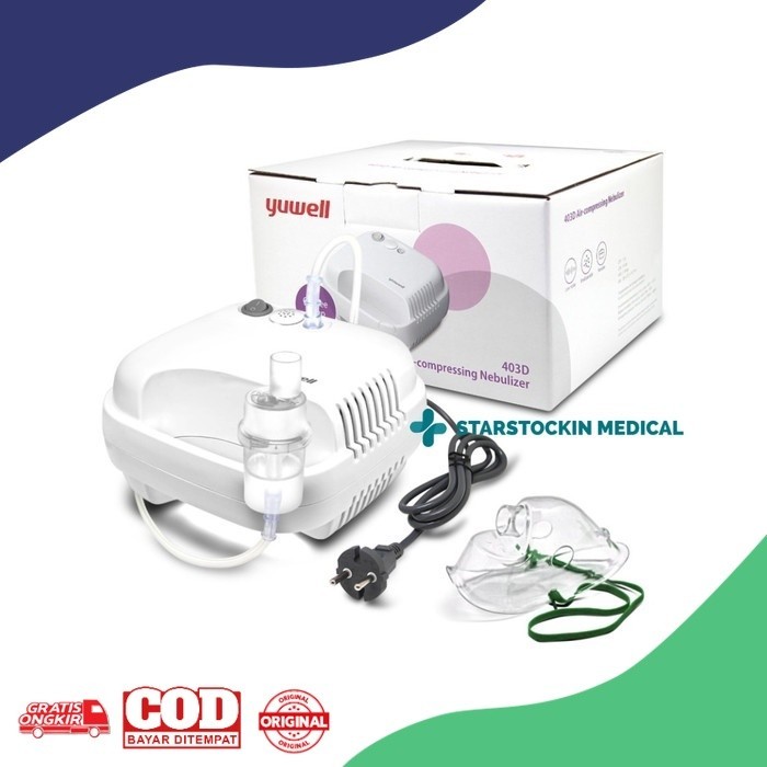 Jual Nebulizer Yuwell 403 D Air Compressing Nebulizer | Shopee Indonesia