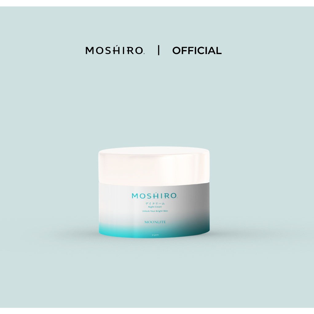 Jual MOSHIRO MOONLITE BRIGHTENING SKIN BARRIER GEL NIGHT CREAM UNLOCK ...