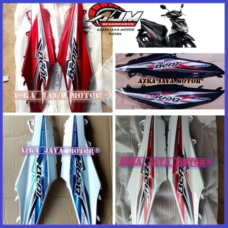 Jual Bodi Cover Body Samping Honda Beat Fi Sepasang Kanan Kiri Hitam ...