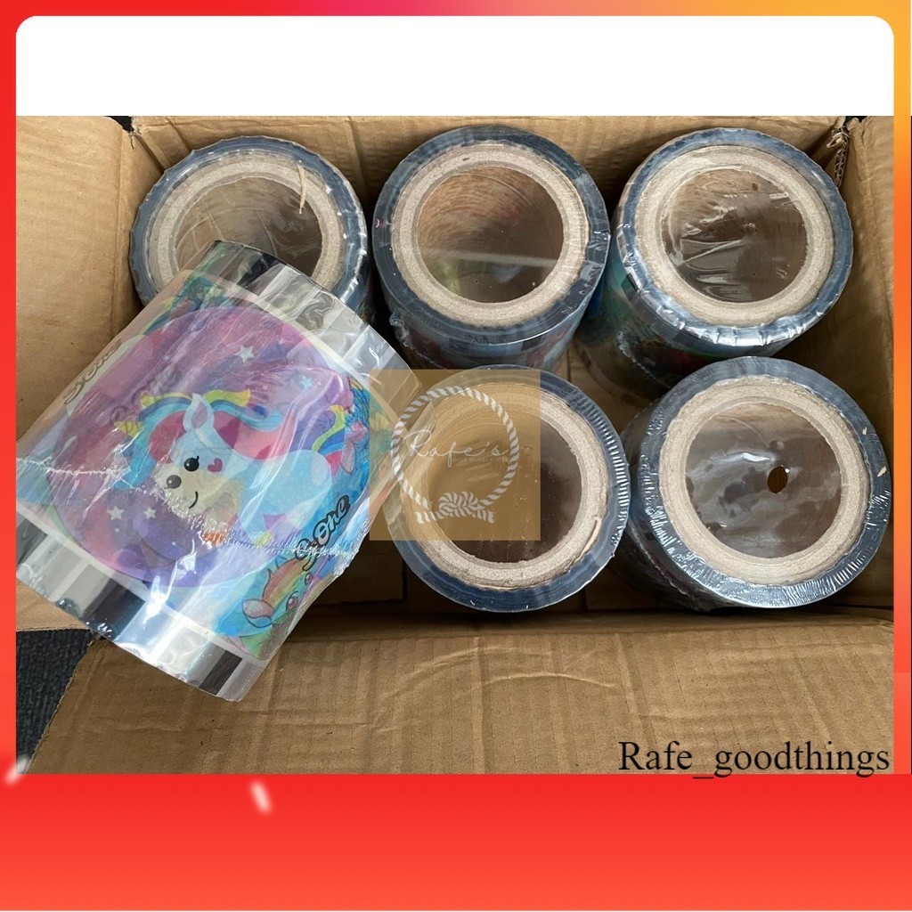 Jual PLASTIK SEAL/SEALER CUP POLOS-MOTIF/PLASTIK PRESS PENUTUP MINUMAN ...